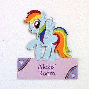 My Little Pony Sign, Pony Room Sign, Girls Room Decor, Little Pony Room ...