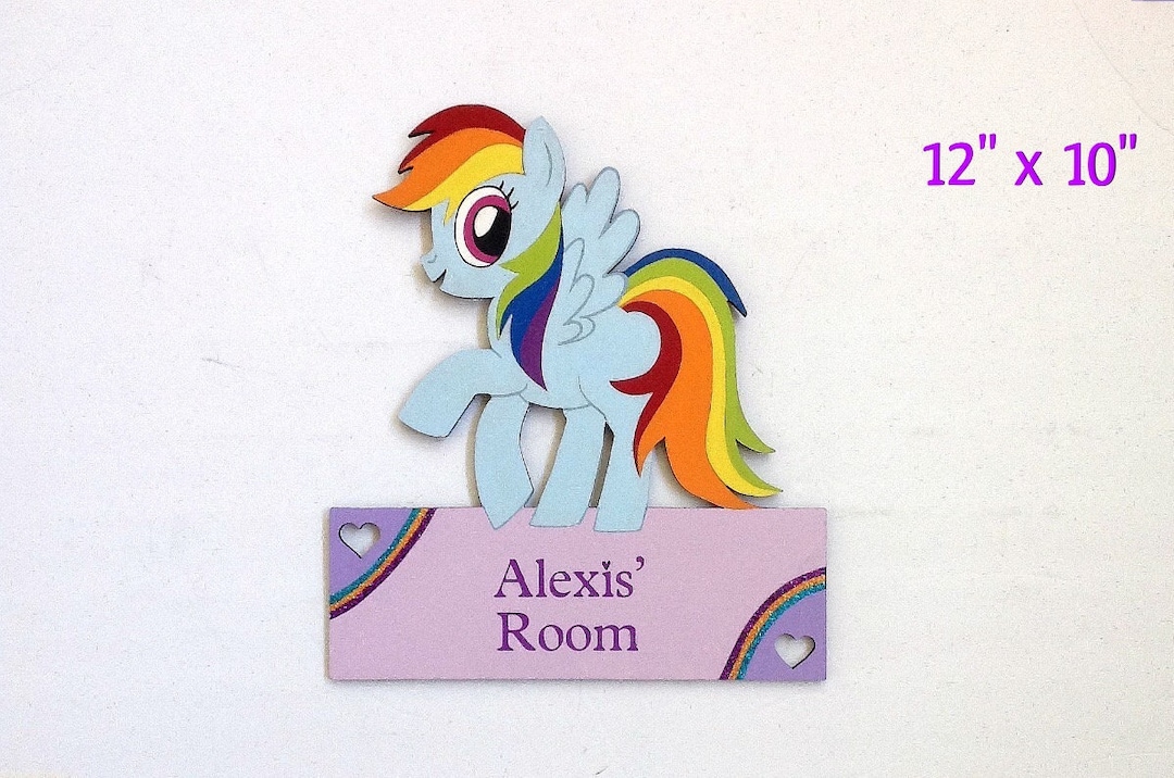 My Little Pony Sign, Pony Room Sign, Girls Room Decor, Little Pony Room ...