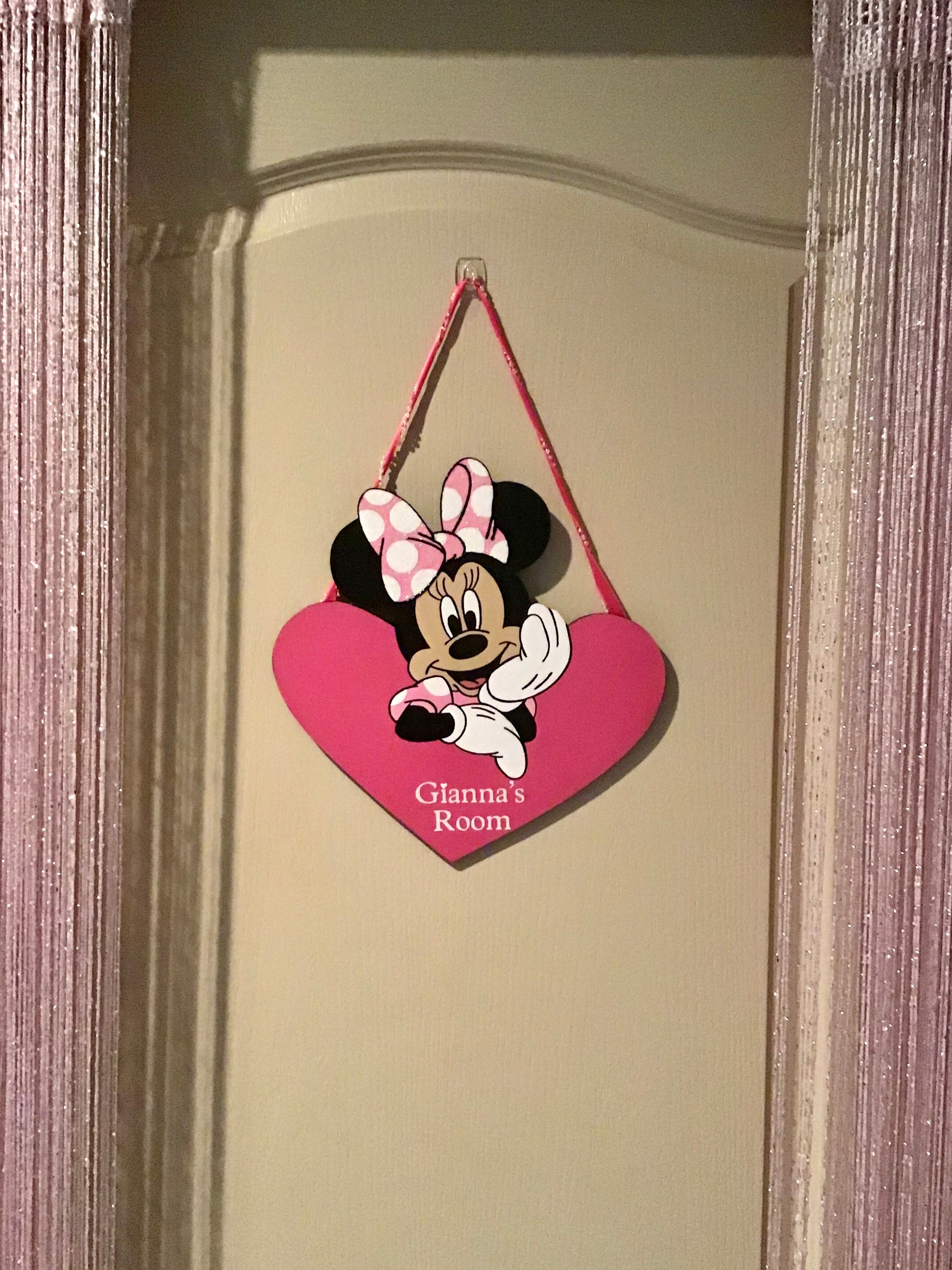 Minnie Mouse Sign Minnie Decor Minnie Mouse Room Sign - Etsy