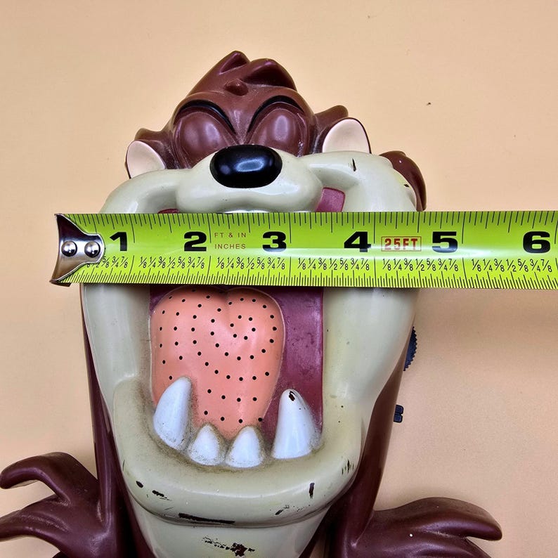 Vintage Salton Tazmanian Devil WT11LT Shower Radio 1998 Warner Bros AM ...