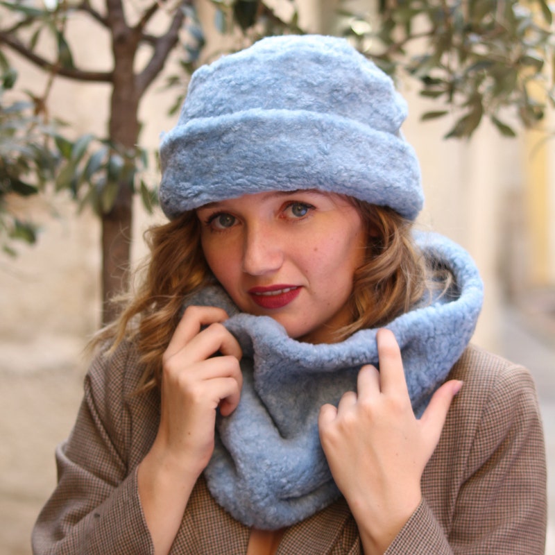 Winter Hat and Scarf Set - Etsy