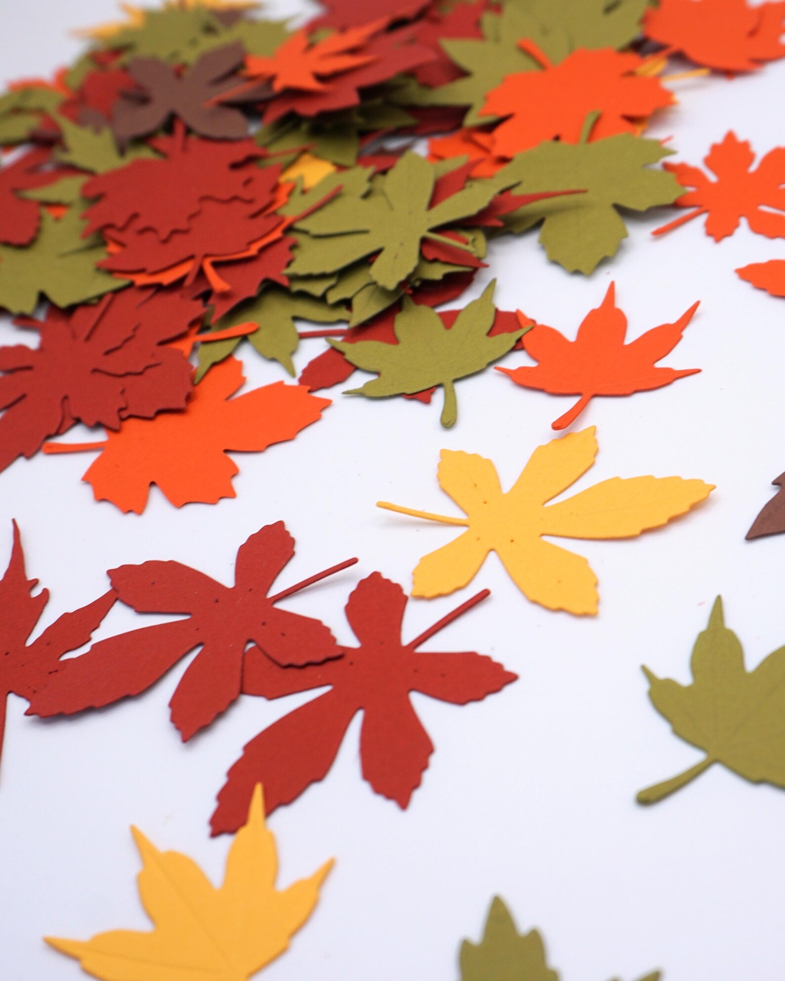 Autumn Leaf Table Confetti - Table Scatter, Filler, Fall Leaves ...