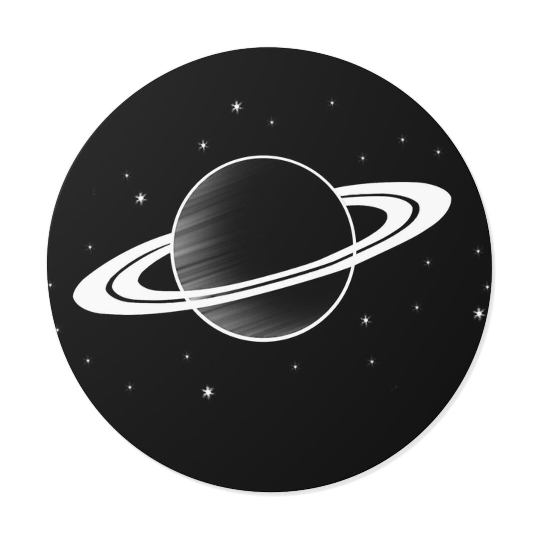 Saturn Vinyl Stickers: Cosmic Planet Art, Space Decor NO AI Design - Etsy