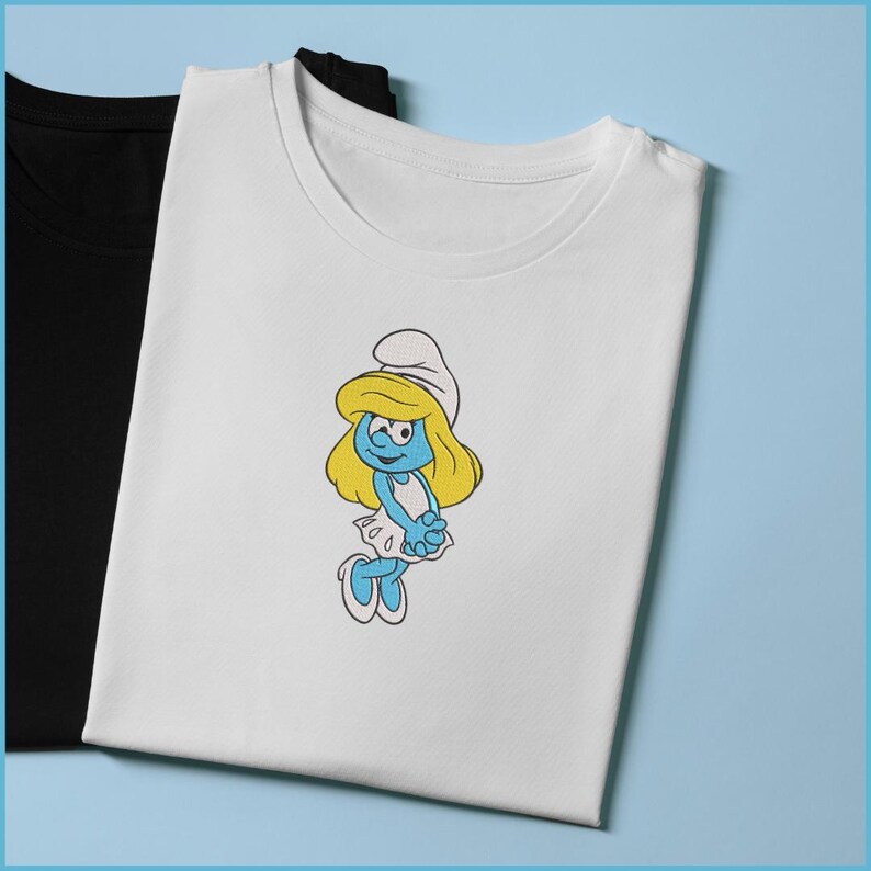 Smurfette Embroidery Design – Cute Cartoon Character Stitch – 3 Sizes ...