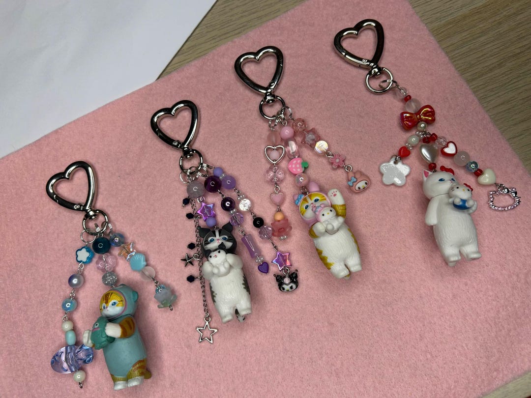 Character Keychains and Phone Charms (mixed Fandoms & Gacha Charms) - Etsy