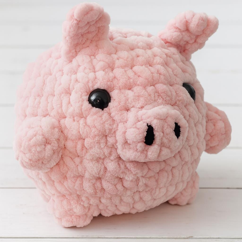 Mochi Pets Pig Crochet Pattern – Round Squishy Plushies - Easy Plush ...