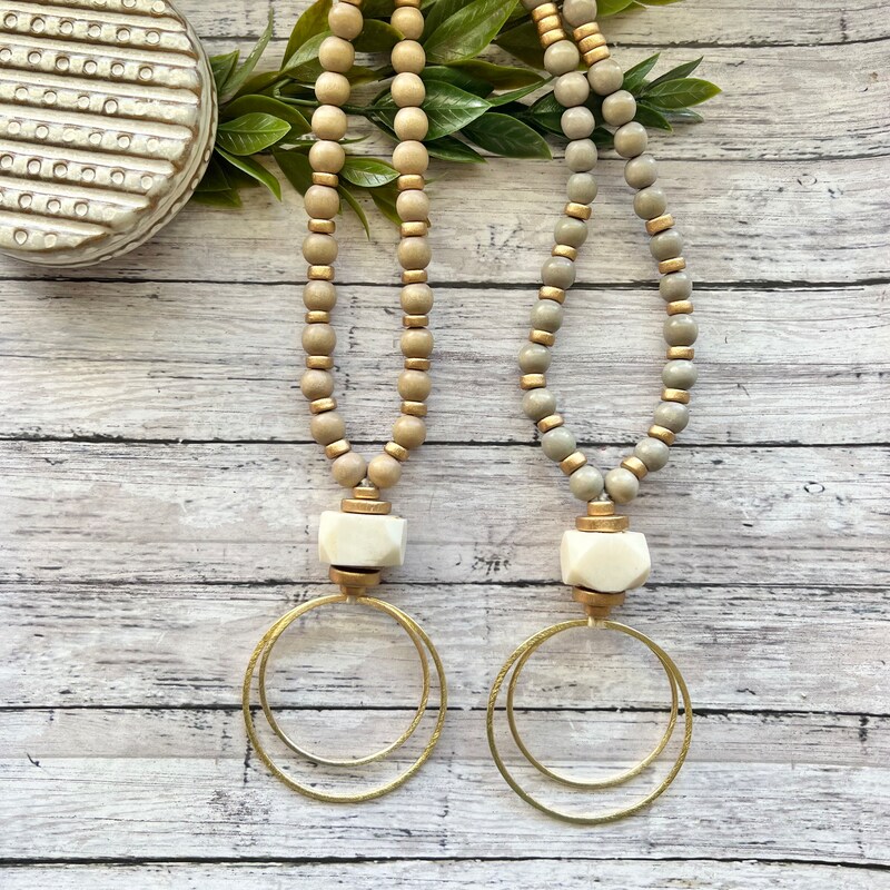 Long Beaded Necklace - Etsy