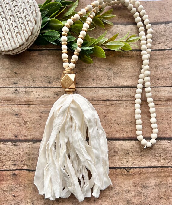Etsy tassel necklace store
