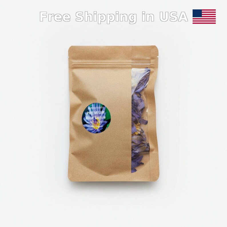 Organic Whole Blue Lotus Flowers (nymphaea Caerulea) - Etsy