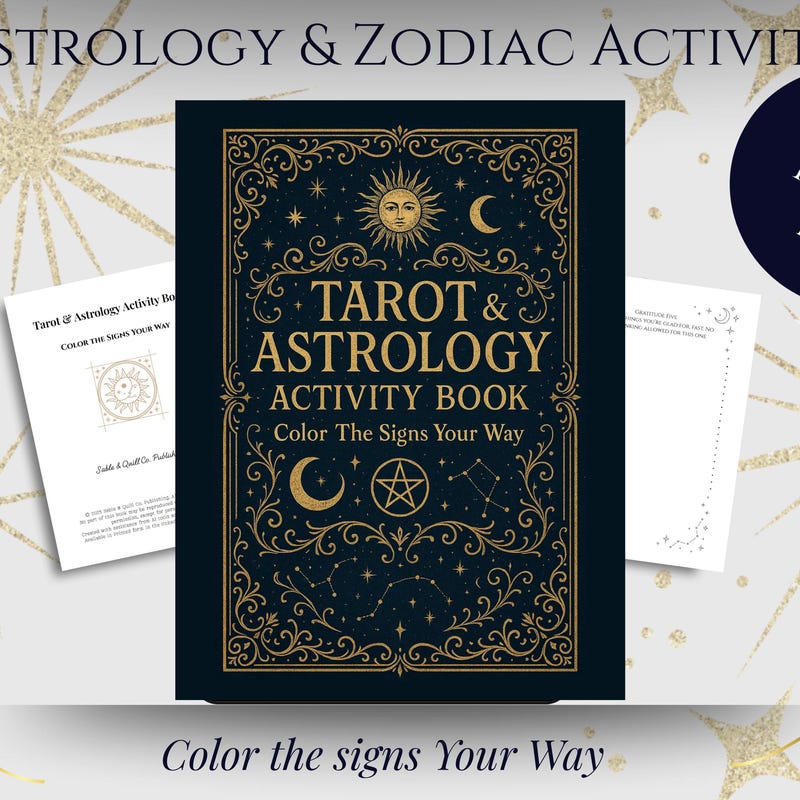 Astrology Activity Book - Etsy