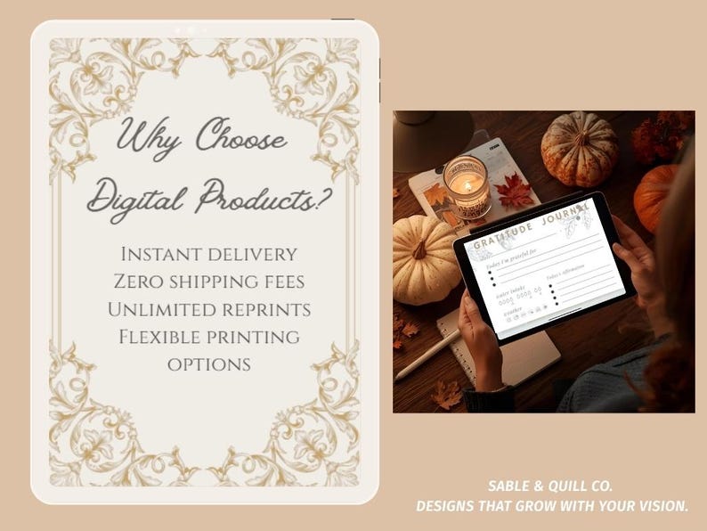Printable Weekly Fall Planner With Undated Pages for Print or Digital ...