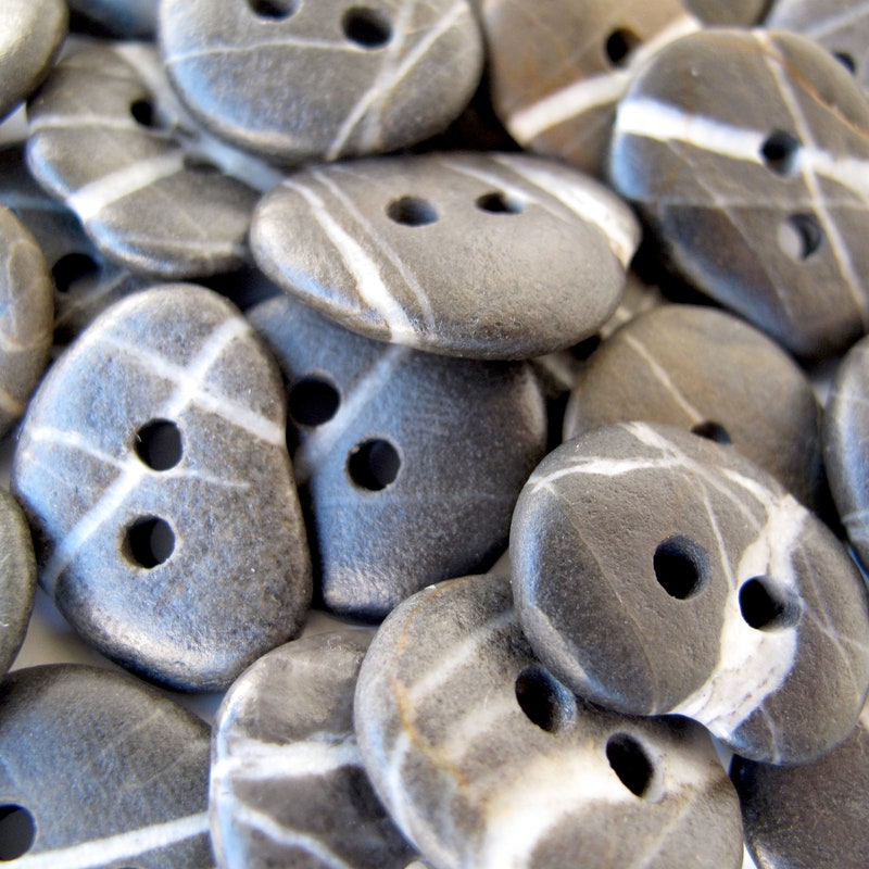 Stone Buttons - Etsy