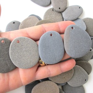 Drilled Flat Plain Beach Stones, Art Craft Rocks, Large River Rocks to ...