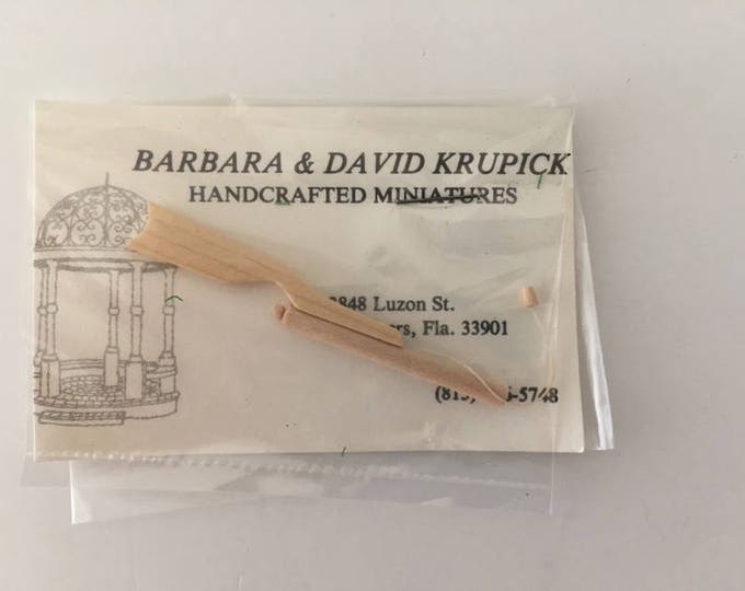 David Krupick Miniature Wood Pop Gun, Signed, NIP, NOS, 1:12 - Etsy