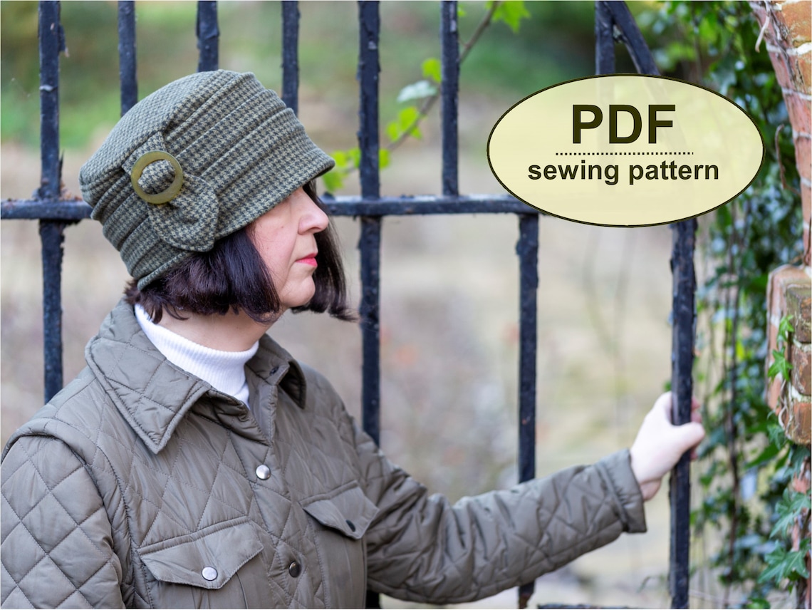 Cloche Hat PDF Sewing Pattern Vintage Style Hat Sewing | Etsy