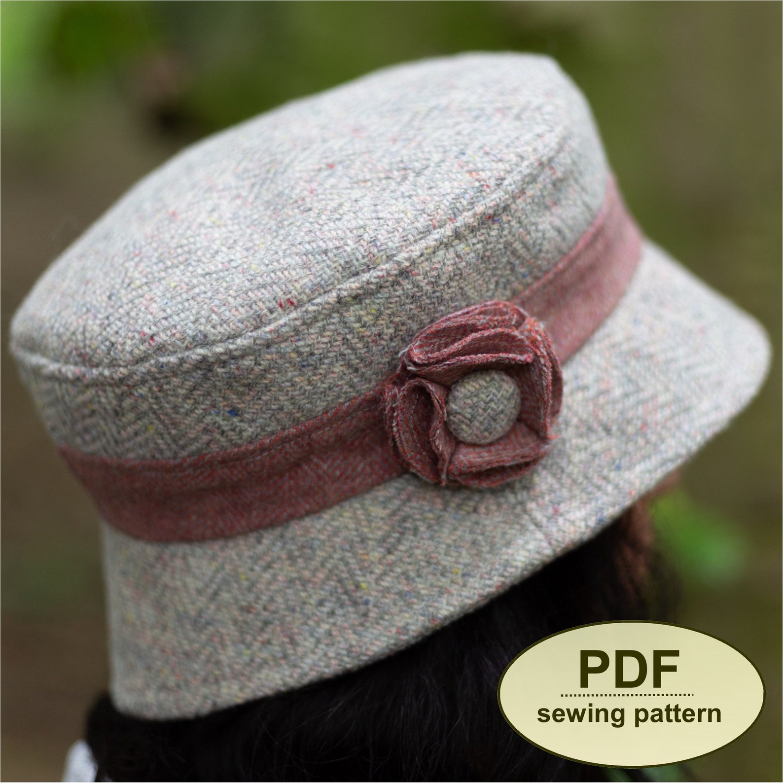 Cloche Hat PDF Sewing Pattern Vintage Style Hat Sewing - Etsy