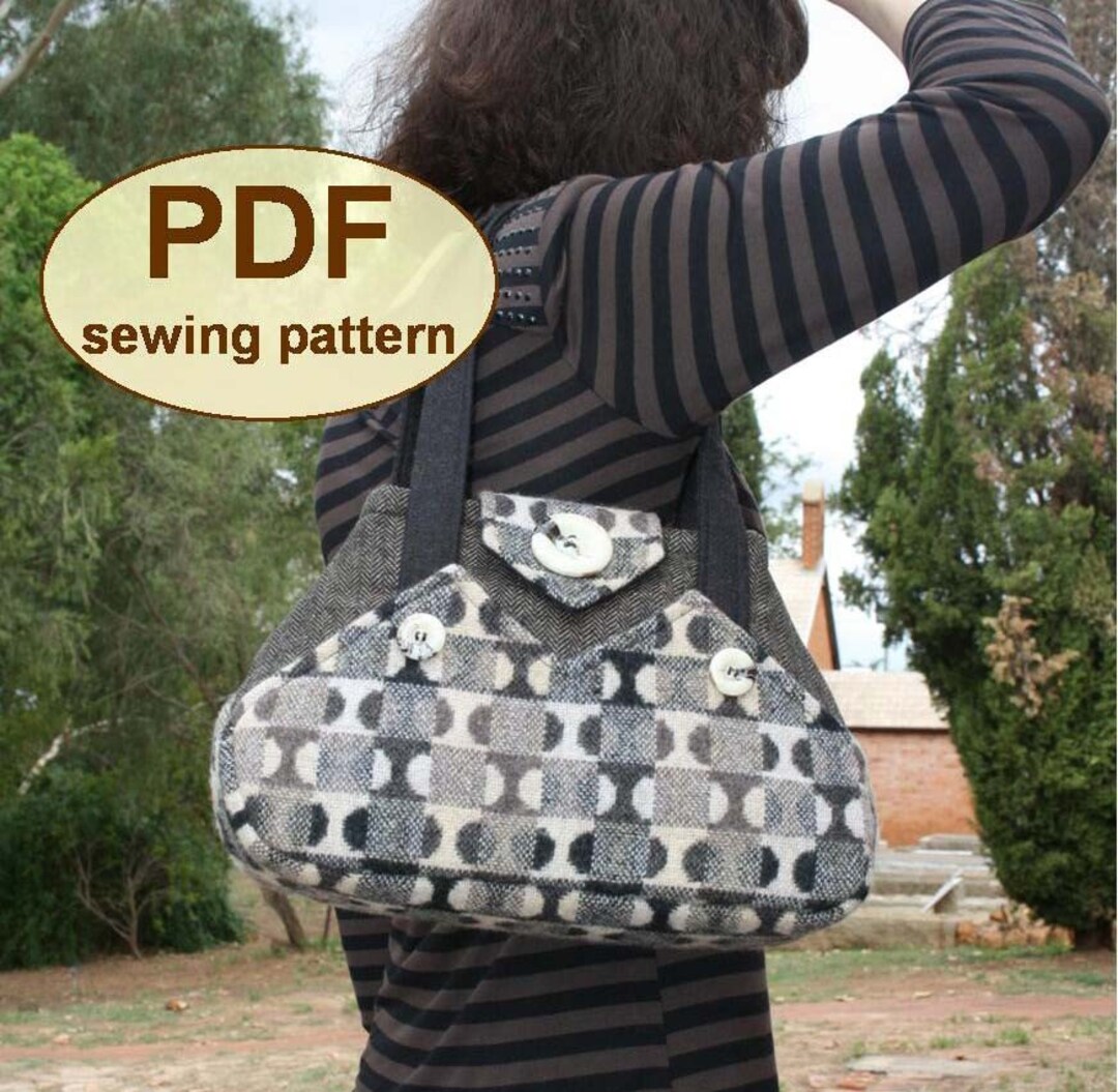 Sewing Pattern to Make the Exchange Bag - PDF Pattern INSTANT DOWNLOAD ...