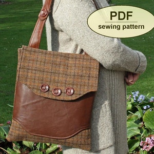 Messenger Bag Sewing Pattern, Rural Correspondent Bag, PDF Pattern ...