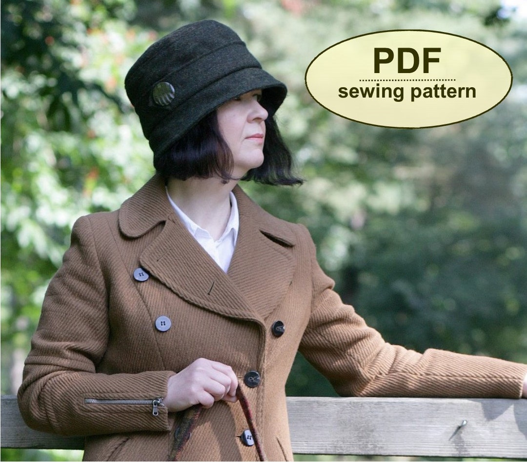 PDF Cloche Hat Sewing Pattern, Heacham Cloche Hat, Instant Download ...