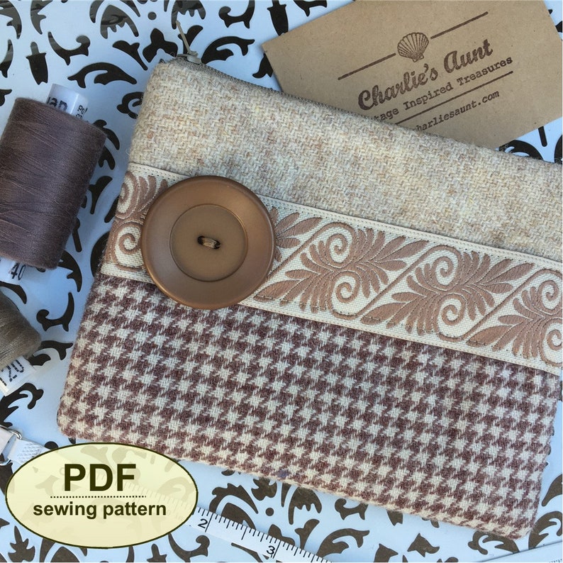 Small Purse Sewing Pattern PDF Templates and Instructions for - Etsy
