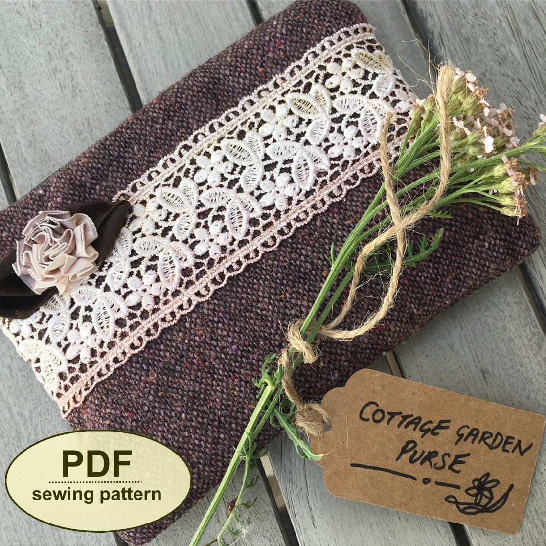 Small Purse Sewing Pattern PDF Templates and Instructions for - Etsy UK