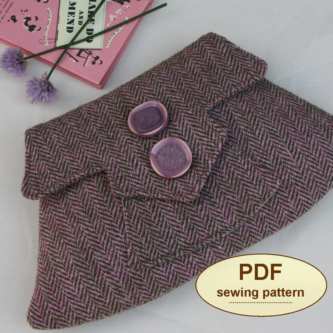 Sewing Pattern to Make the Home Guard Clutch Bag - PDF Pattern INSTANT ...