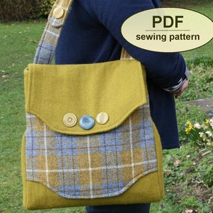 Messenger Bag Sewing Pattern, Rural Correspondent Bag, PDF Pattern ...