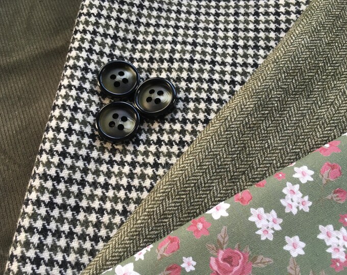 British Wool Tweed Plaid Fabric, Unique Sudbury Silk Fabric, Plain Wool ...