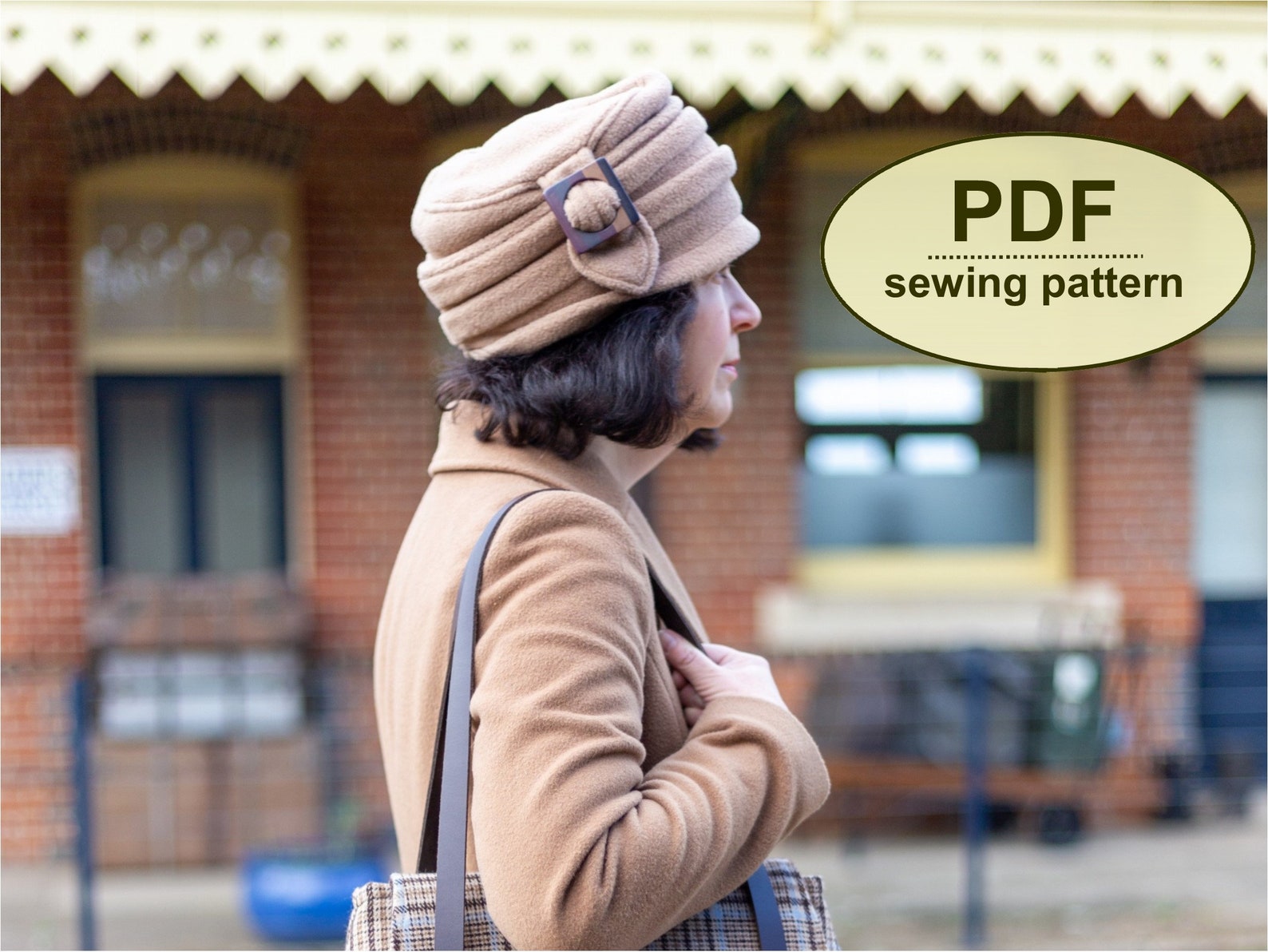 Cloche Hat PDF Sewing Pattern Vintage Style Hat Sewing - Etsy