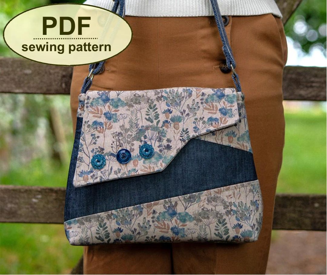 Thorpeness Messenger Bag PDF Sewing Pattern: Retro Crossbody Style - Etsy