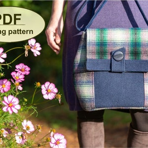 Bag Sewing Pattern, PDF Vintage Style Bag Sewing Tutorial, 1960s Style ...