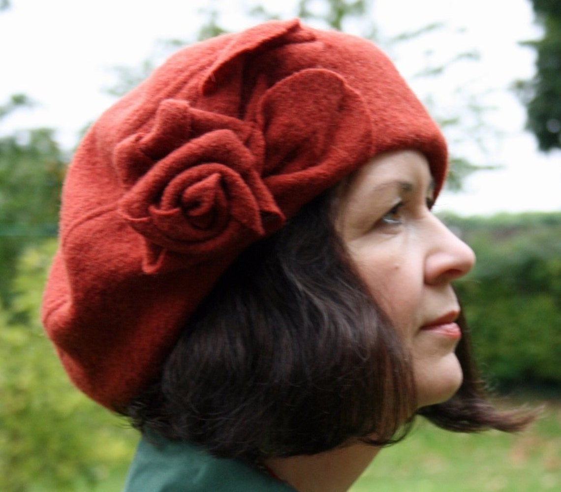Beret PDF Sewing Pattern, Vintage Style Hat Sewing Tutorial, Retro Hat ...
