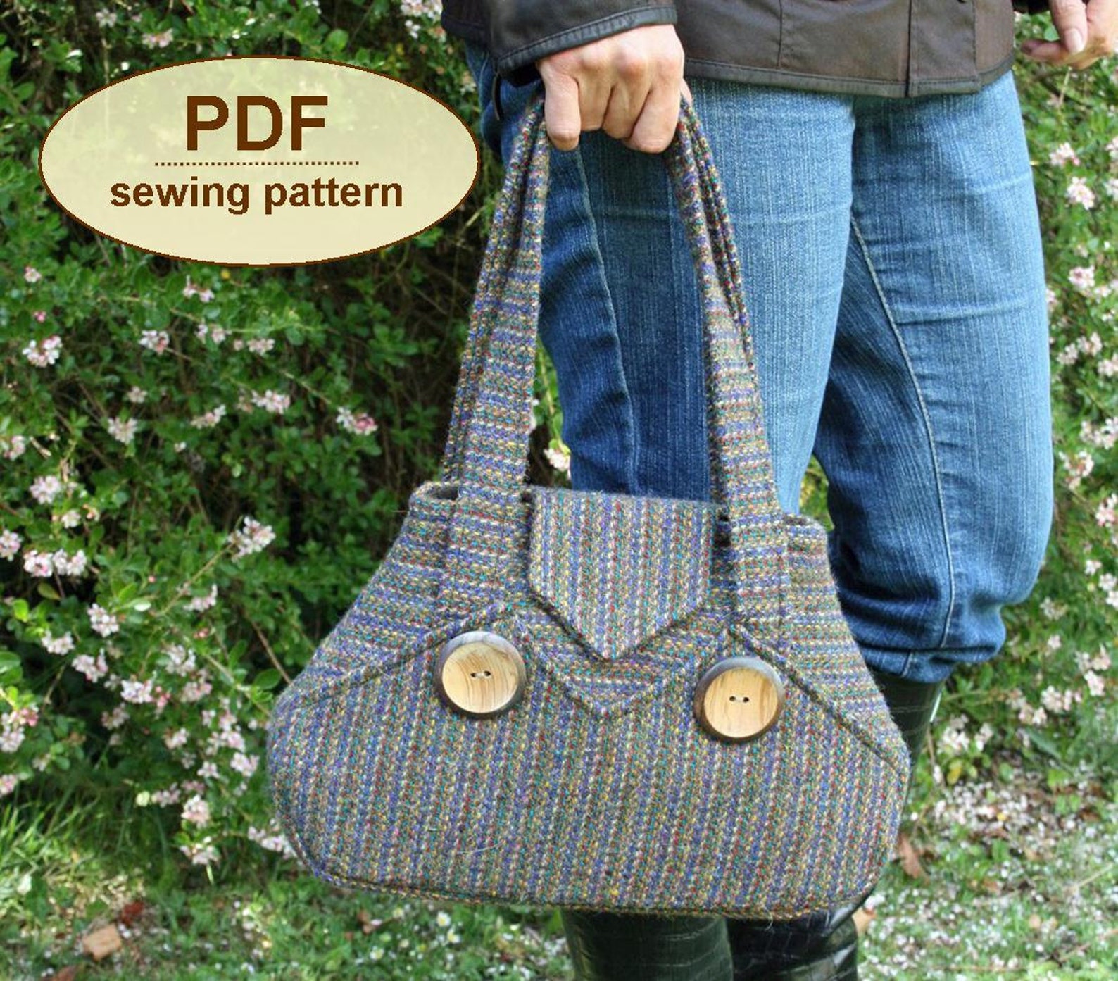 Sewing Pattern to Make the Exchange Bag - PDF Pattern INSTANT DOWNLOAD ...