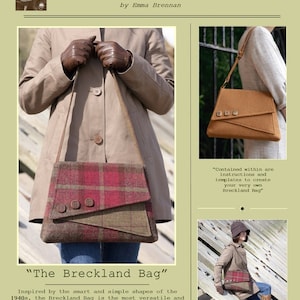 Handbag PDF Sewing Pattern Vintage Style, 40s Inspired Sewing Tutorial ...