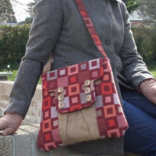 Slim Messenger Bag Digital PDF Sewing Pattern - Etsy