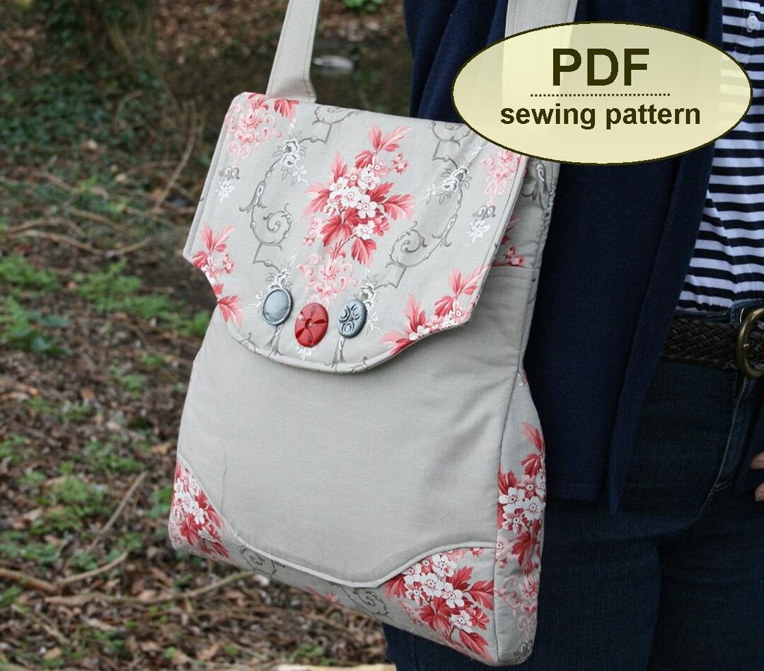 Messenger Bag Sewing Pattern, Rural Correspondent Bag, PDF Pattern ...
