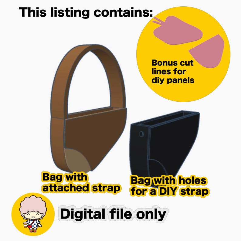 1/12 Scale Y2K Doll Purse - Digital STL File - Etsy