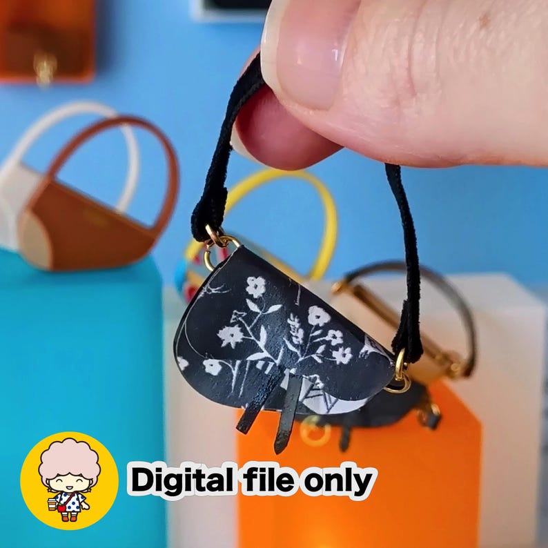 1/12 Scale Y2K Doll Purse - Digital STL File - Etsy