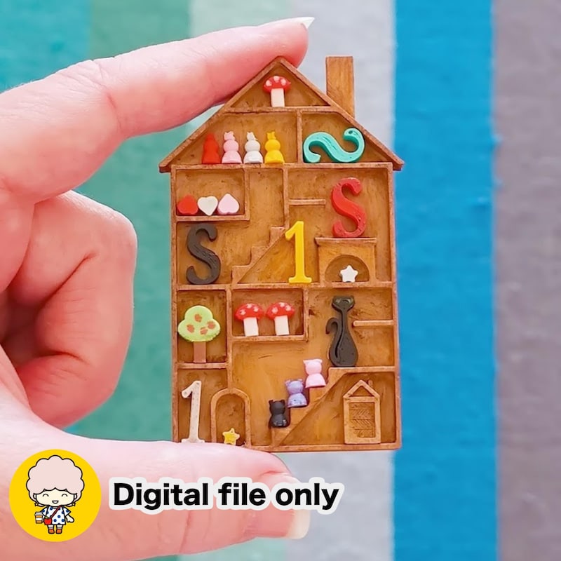 Display Shelf House Shape - Etsy