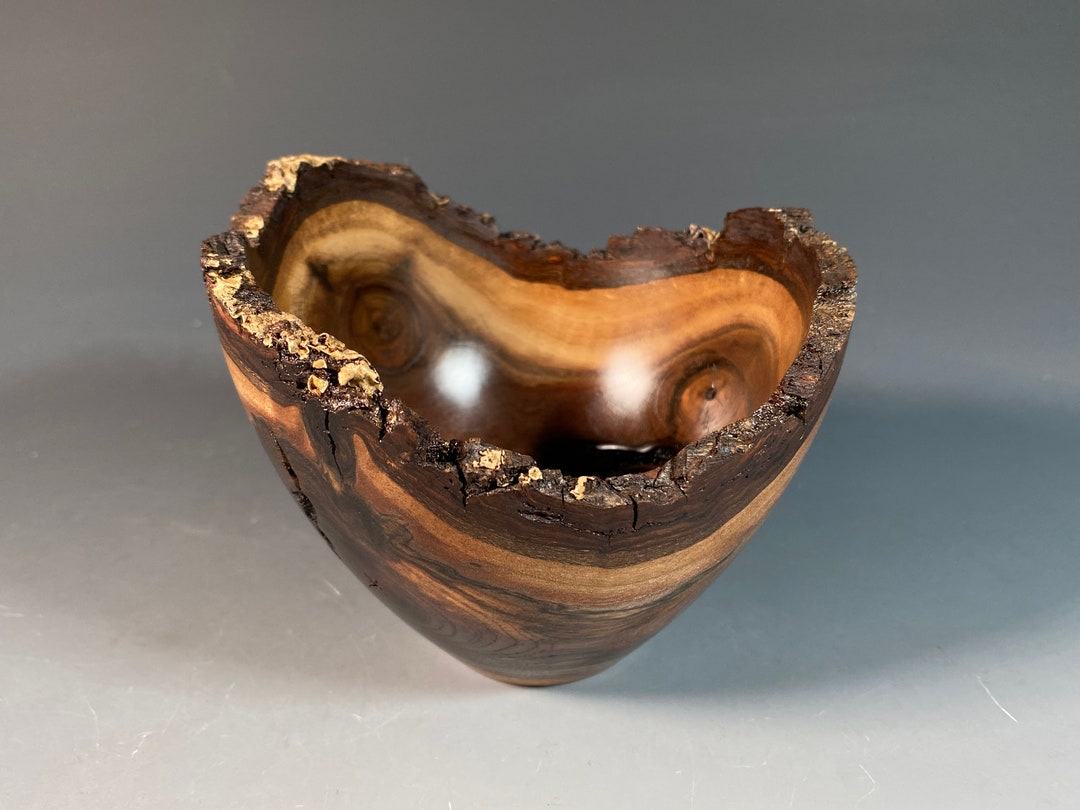 Black Walnut G Bowl 15526 Made by Smithsonian Artist David - Etsy