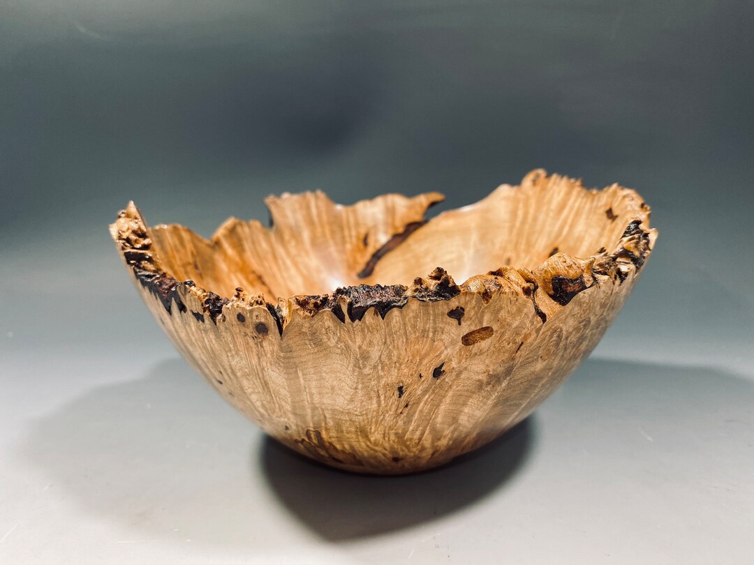 Bigleaf Maple Burl G Bowl 15582 Made by Smithsonian Artist, David Walsh ...