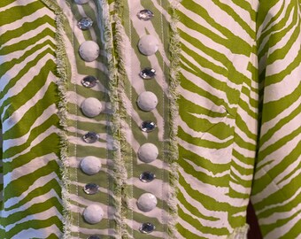 Lime Green Zebra | Etsy