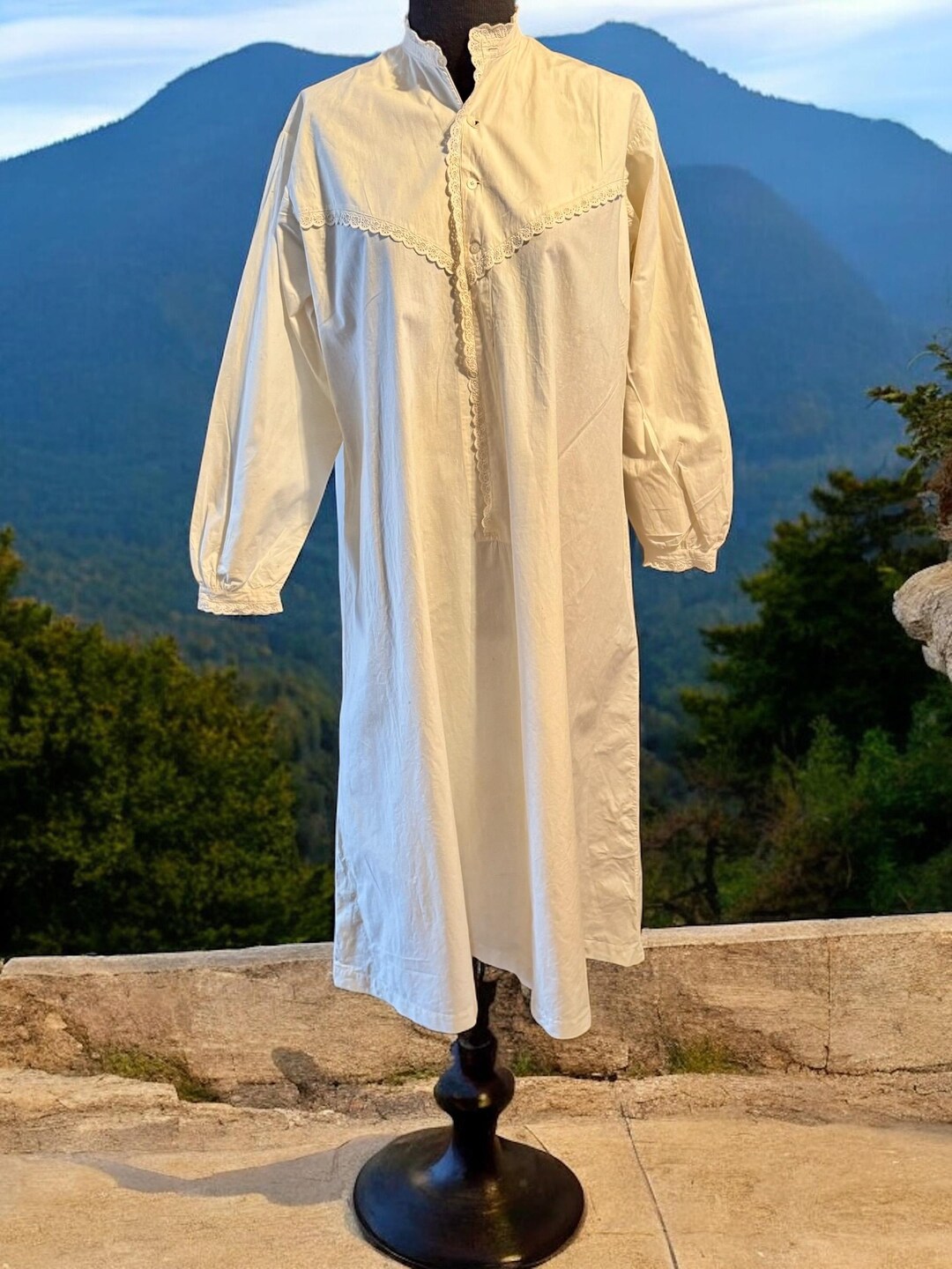 Victorian 1870’s Voluptuous Robe Gown Cotton - Etsy