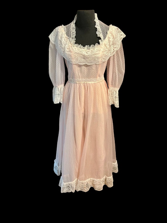 Vintage 70's cottage core Edwardian Gunne sax style m… - Gem