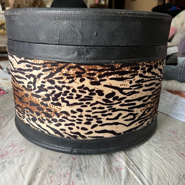 Leopard Hat Box - Etsy