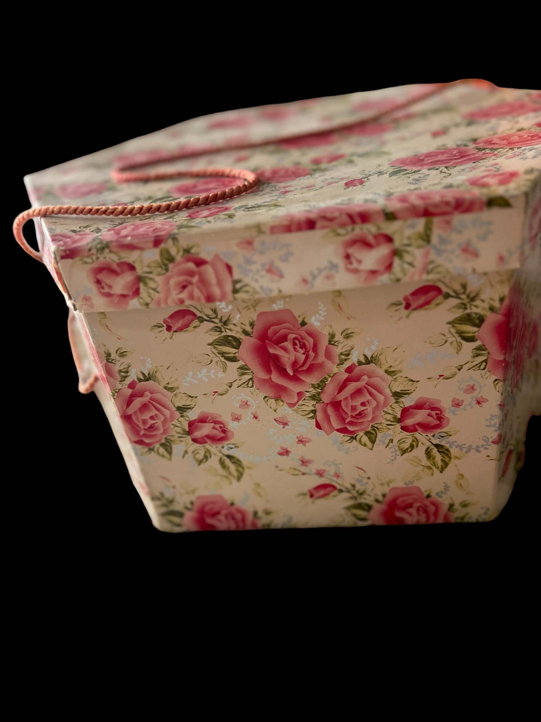 Shabby Chic Cottage Vintage Hat Box - Etsy