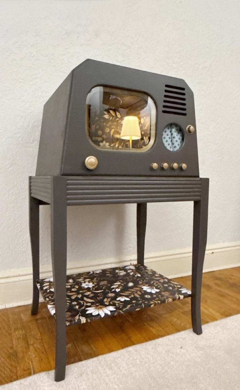Cat Bed Upcycled From 1949 Dumont TV - Etsy