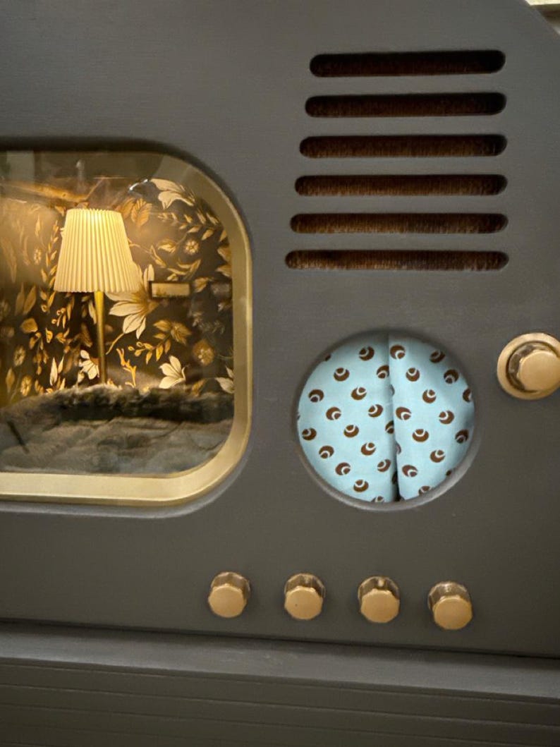 Cat Bed Upcycled From 1949 Dumont TV - Etsy
