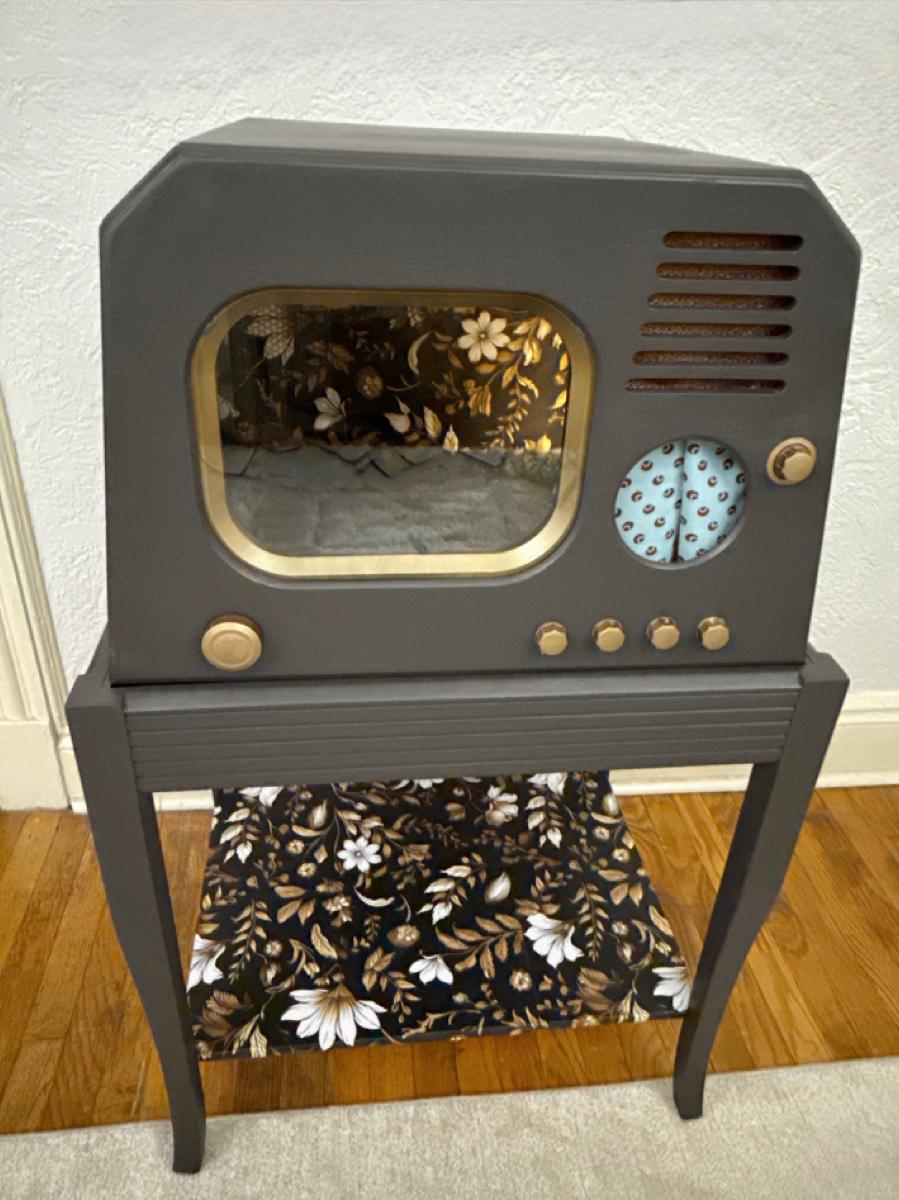 Cat Bed Upcycled From 1949 Dumont TV - Etsy