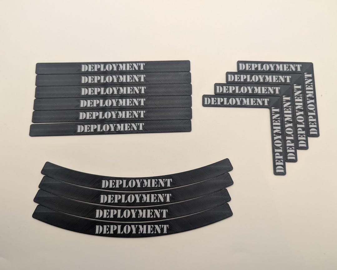 Tabletop Wargame Deployment Zone Marker Set - Etsy Australia